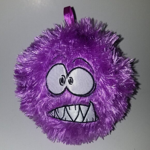 Sureshot | Toys | Sureshot Purple Furry Monster Plush Round Ball ...